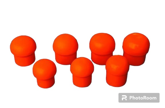 Nordic Pole Vault Bung - Orange Plastic